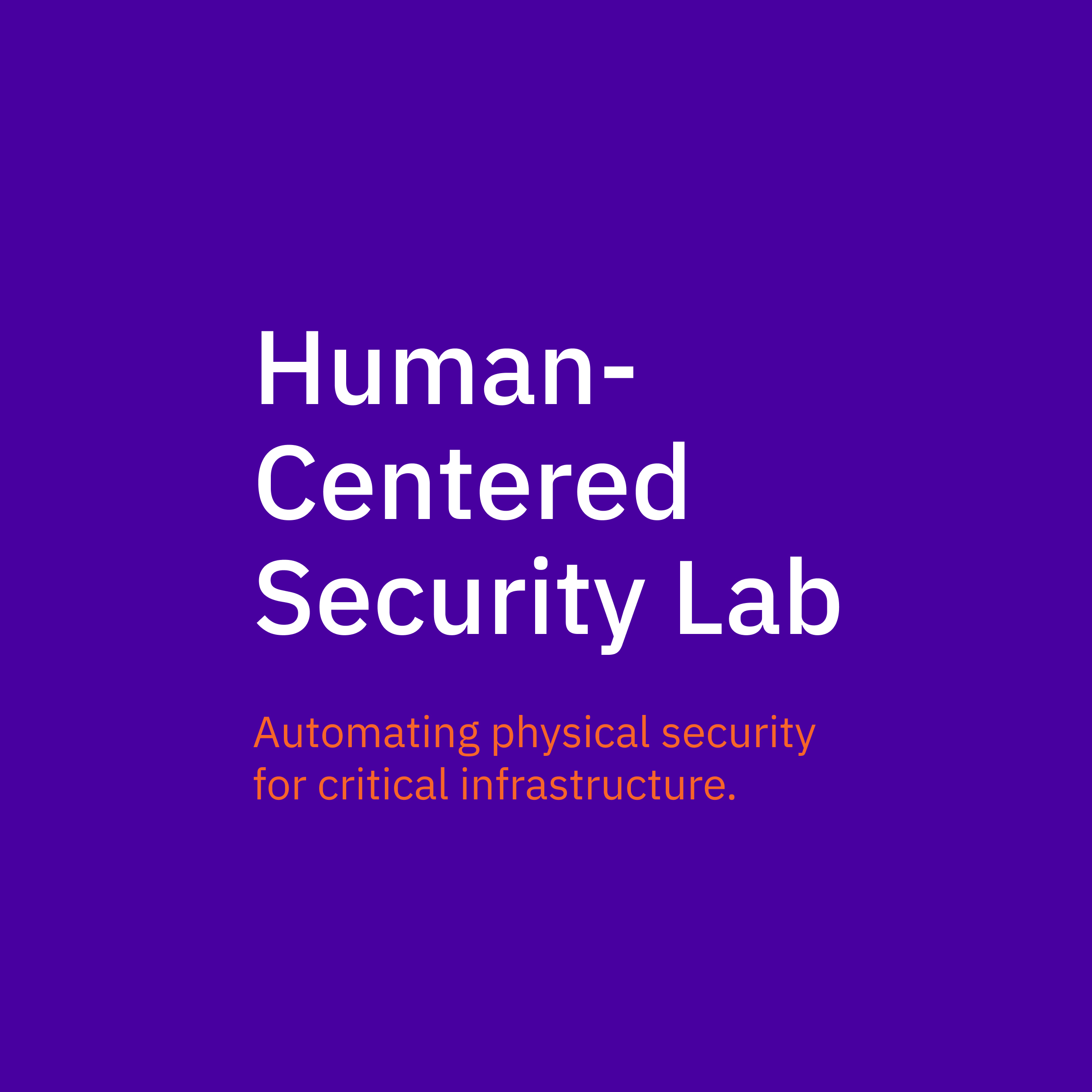 Human-Centered Security Lab / Marienpark Berlin